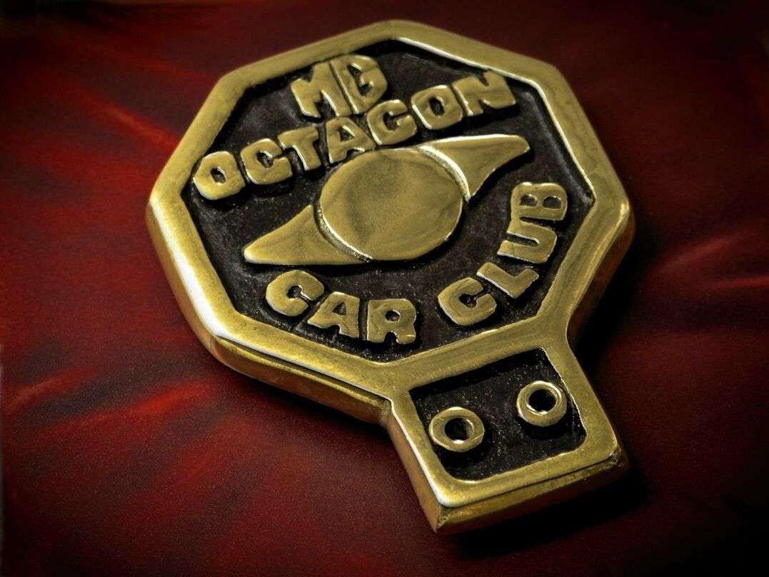Details zu MG Badge Octagon Club Plakette Plaque Emblem Midget ...