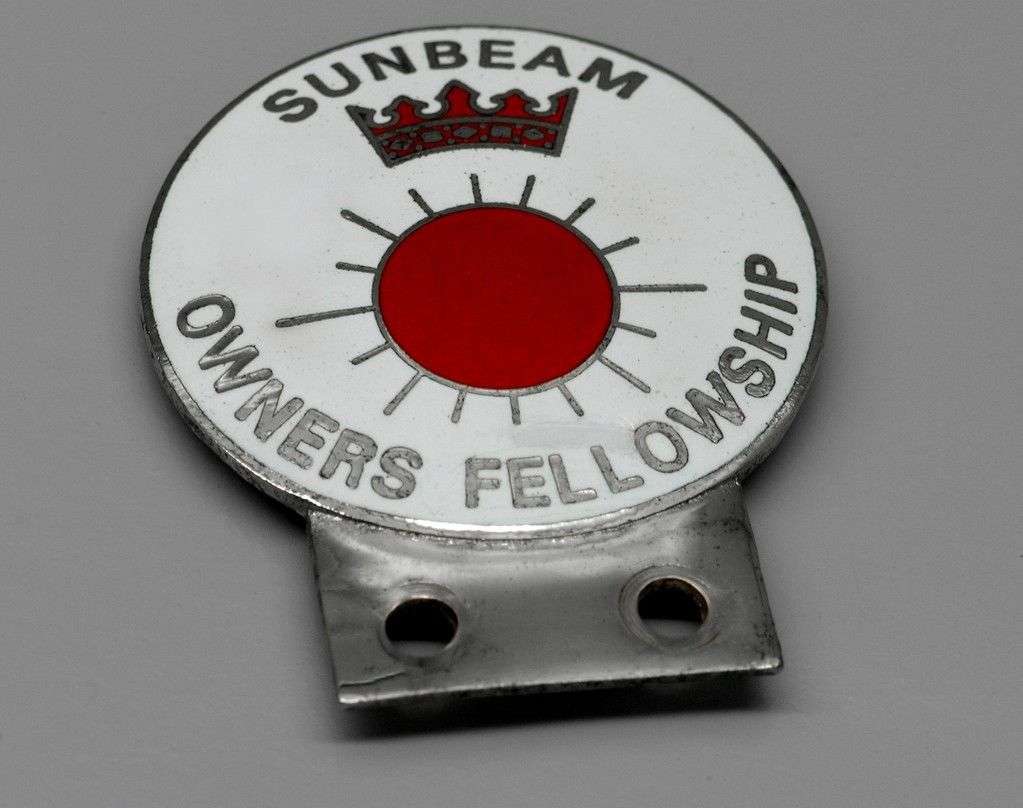 Sunbeam Club Badge Plakette Emblem Talbot Alpine Tiger Rapier 90 Lotus ...