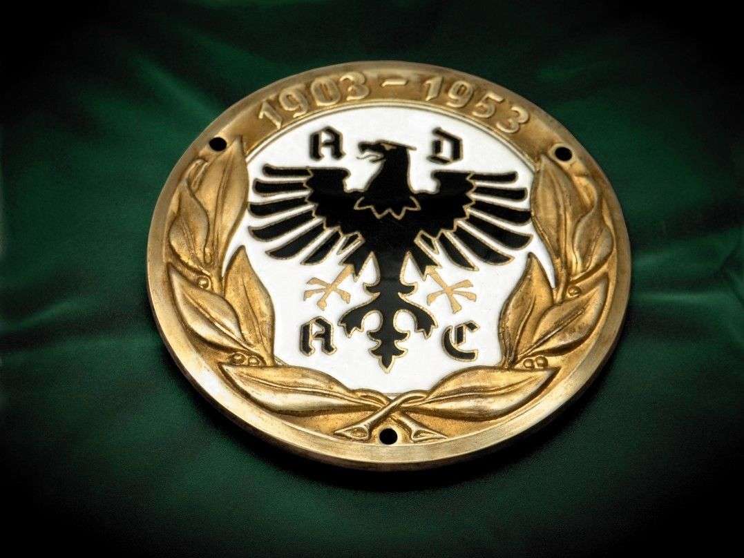 Old ADAC Member Badge German Emblem plaque Plakette Porsche Mercedes ...